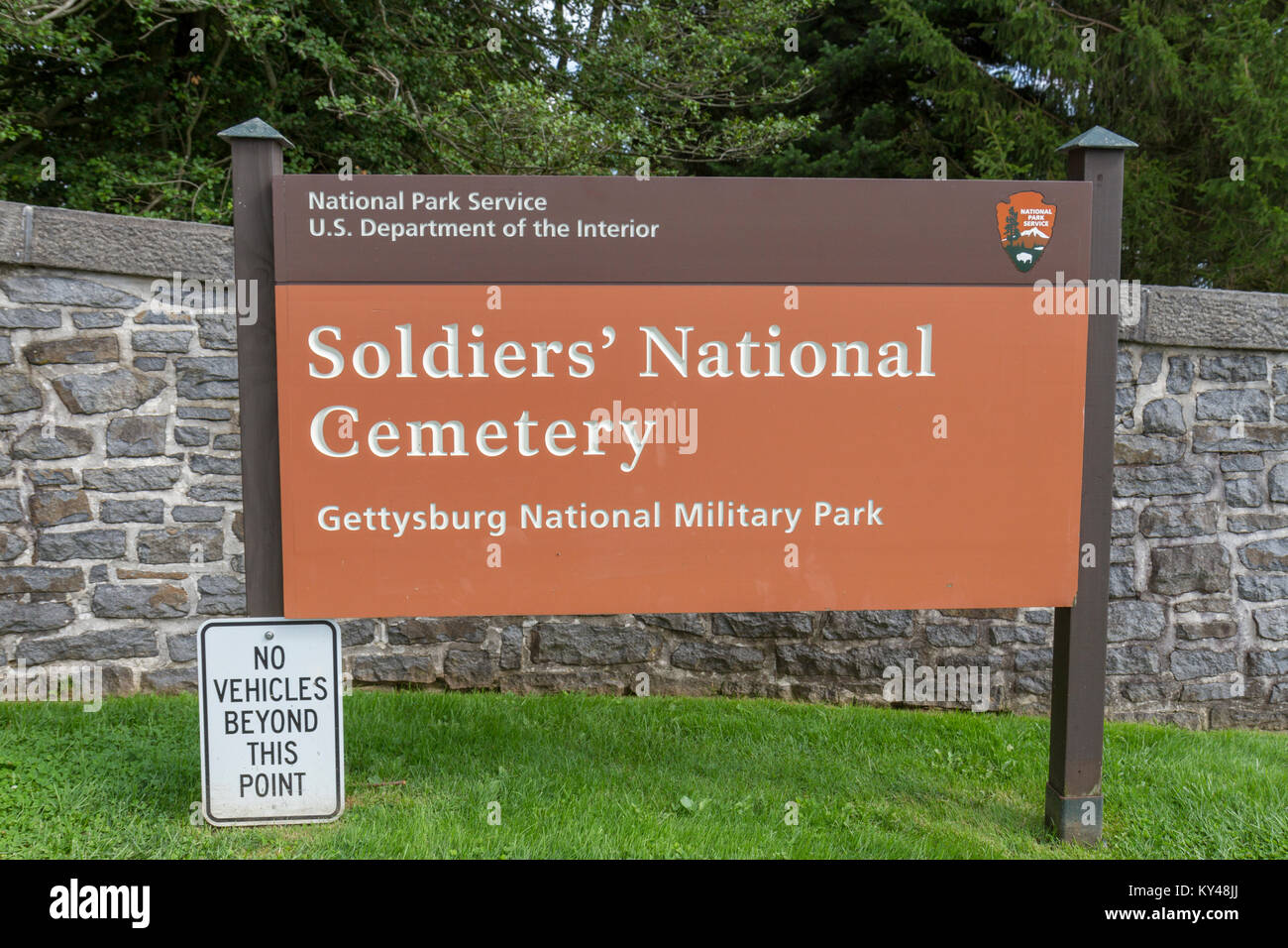 Gettysburg soldiers national cemetery hi-res stock photography and ...