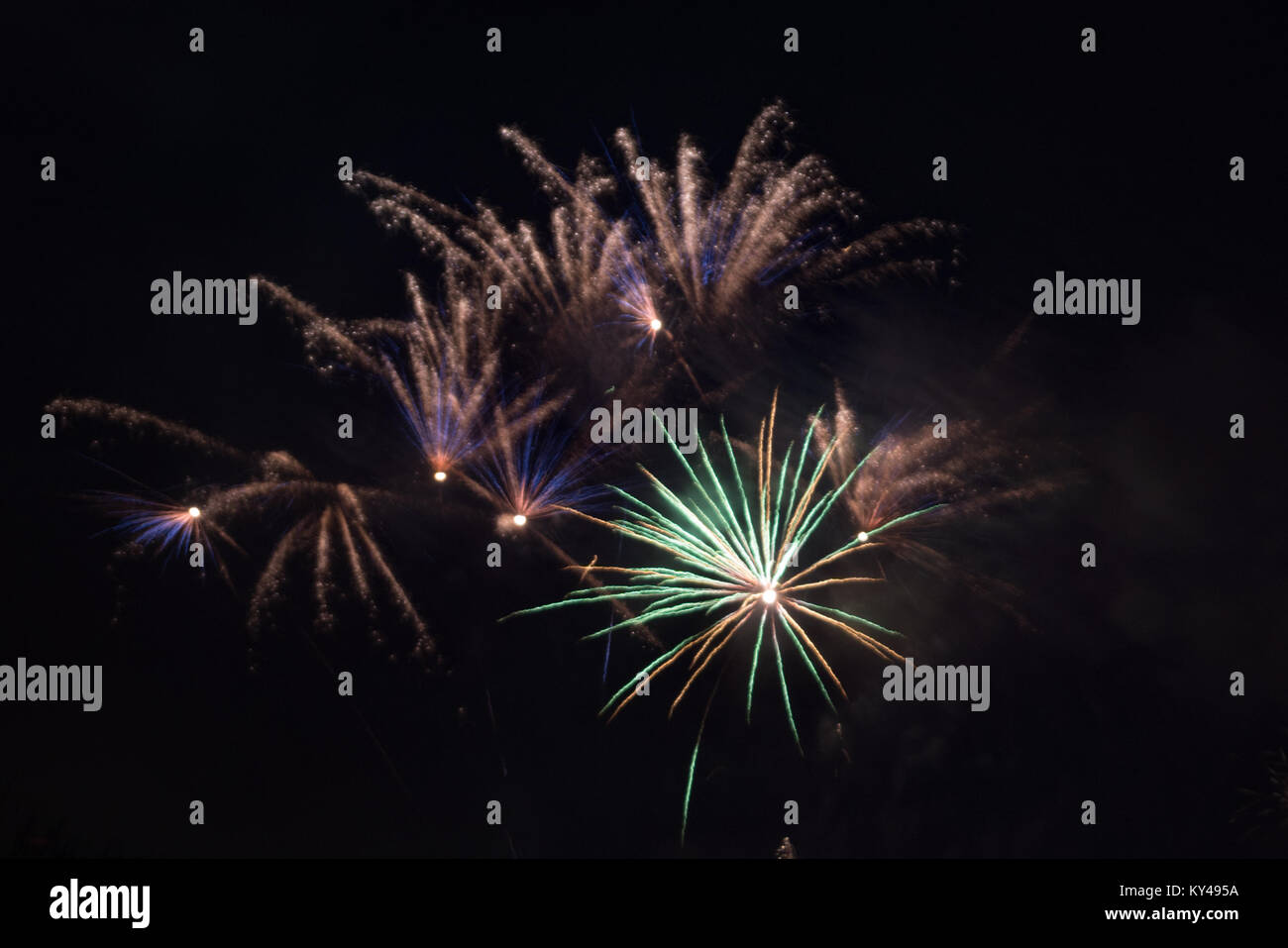 2018 fireworks hi-res stock photography and images - Alamy