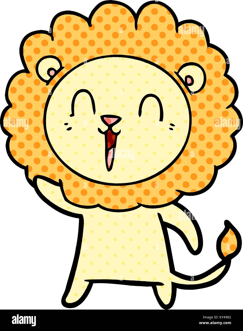 laughing lion cartoon Stock Vector Image & Art - Alamy