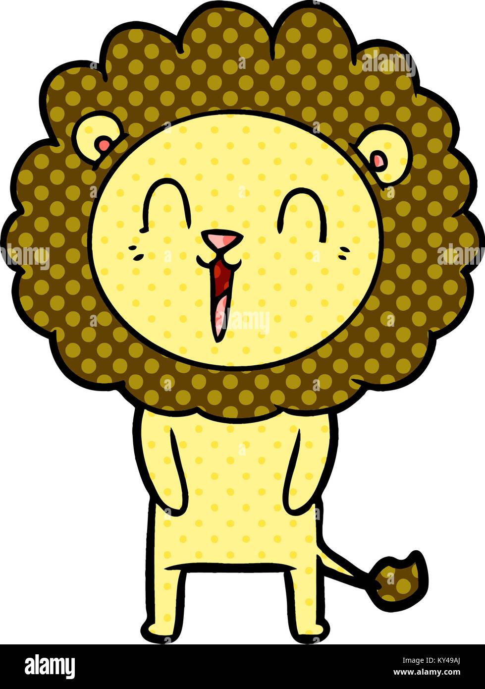 laughing lion cartoon Stock Vector Image & Art - Alamy