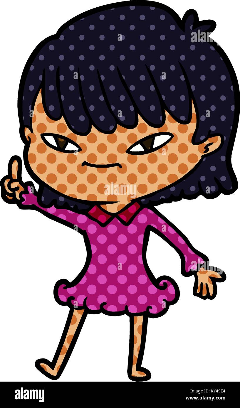 cartoon woman with idea Stock Vector Image & Art - Alamy