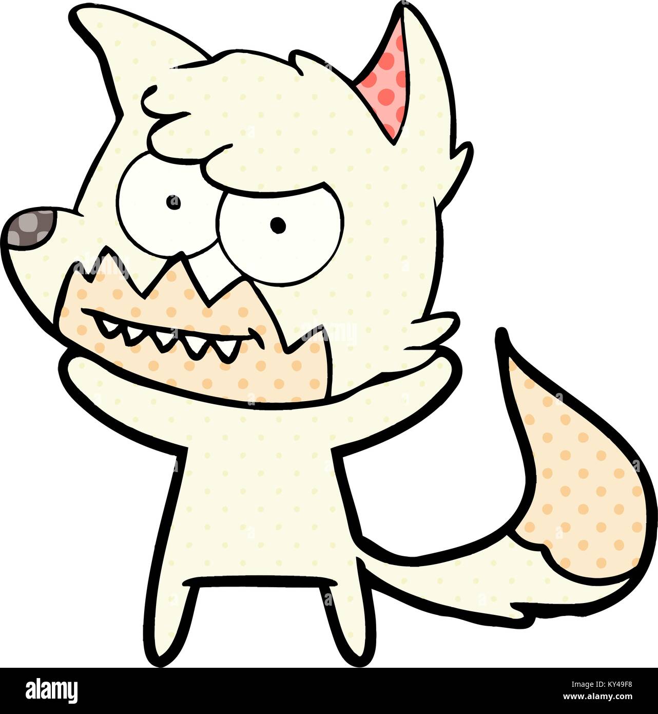 cartoon grinning fox Stock Vector Image & Art - Alamy