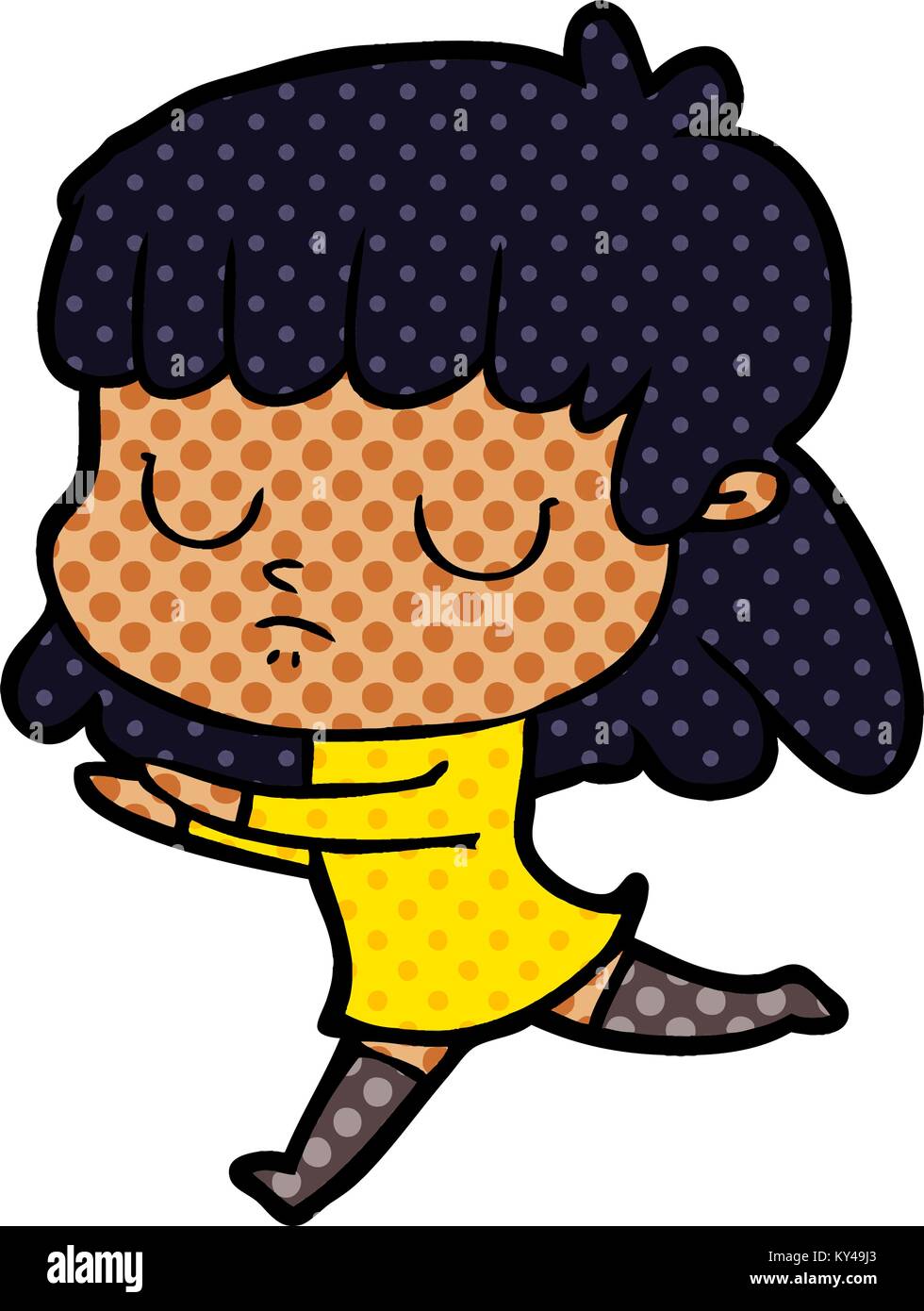 cartoon indifferent woman Stock Vector Image & Art - Alamy