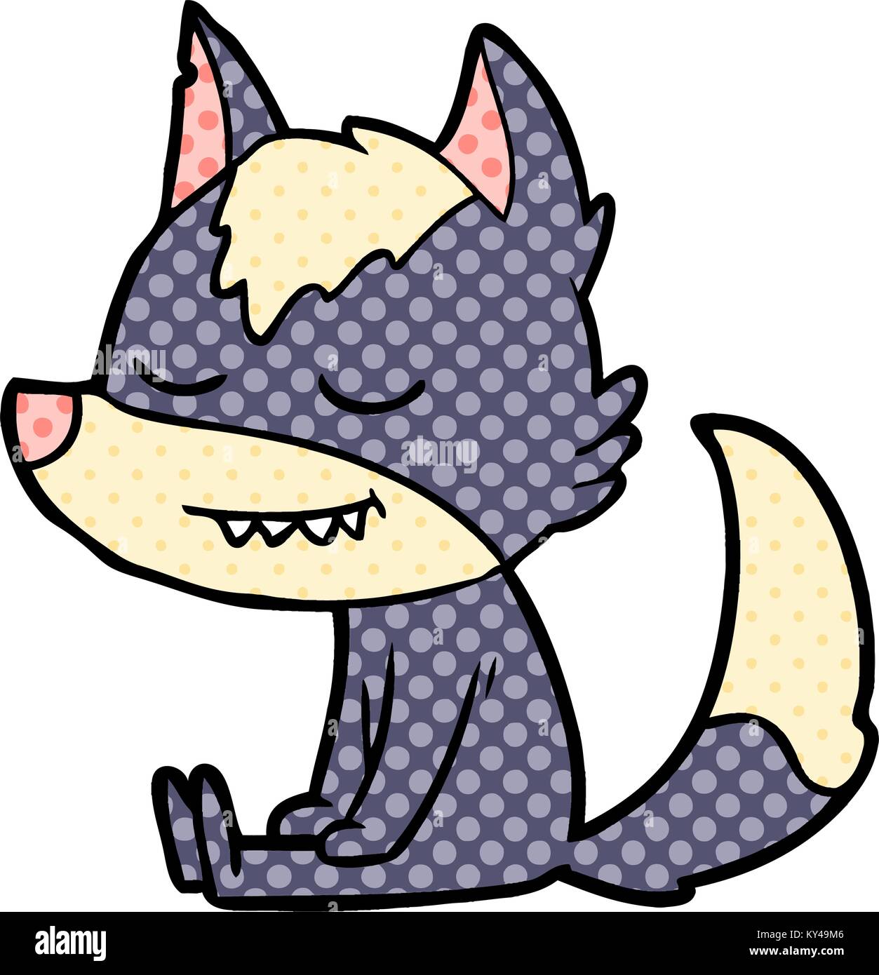 friendly cartoon wolf sitting down Stock Vector Image & Art - Alamy friendly cartoon wolf sitting down Stock Vector Image & Art - Alamy