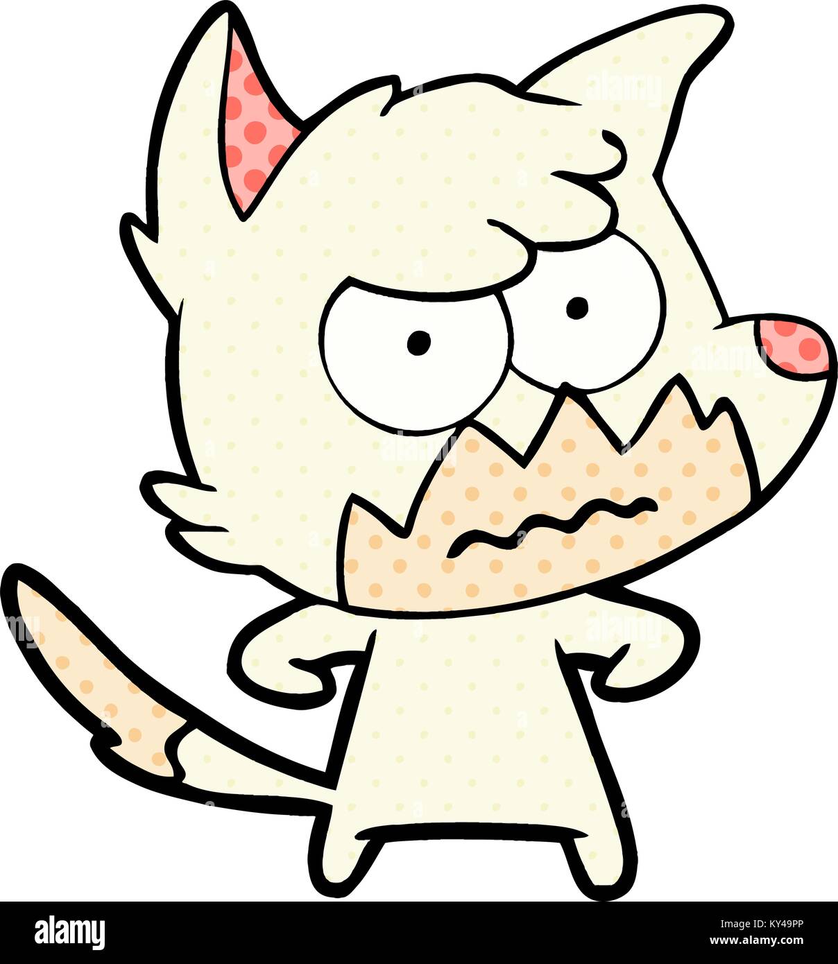cartoon annoyed fox Stock Vector Image & Art - Alamy