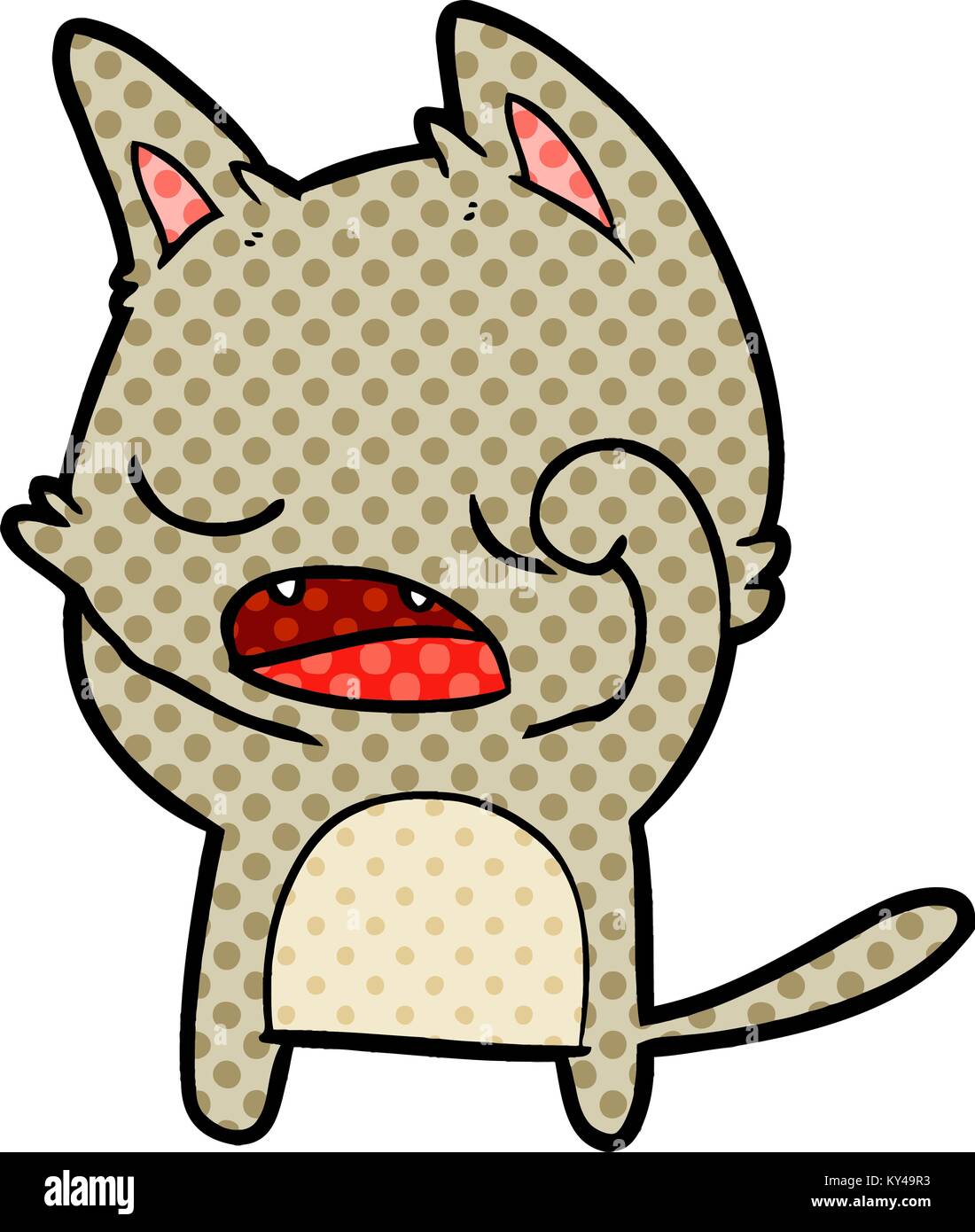 talking cat cartoon Stock Vector Image & Art - Alamy