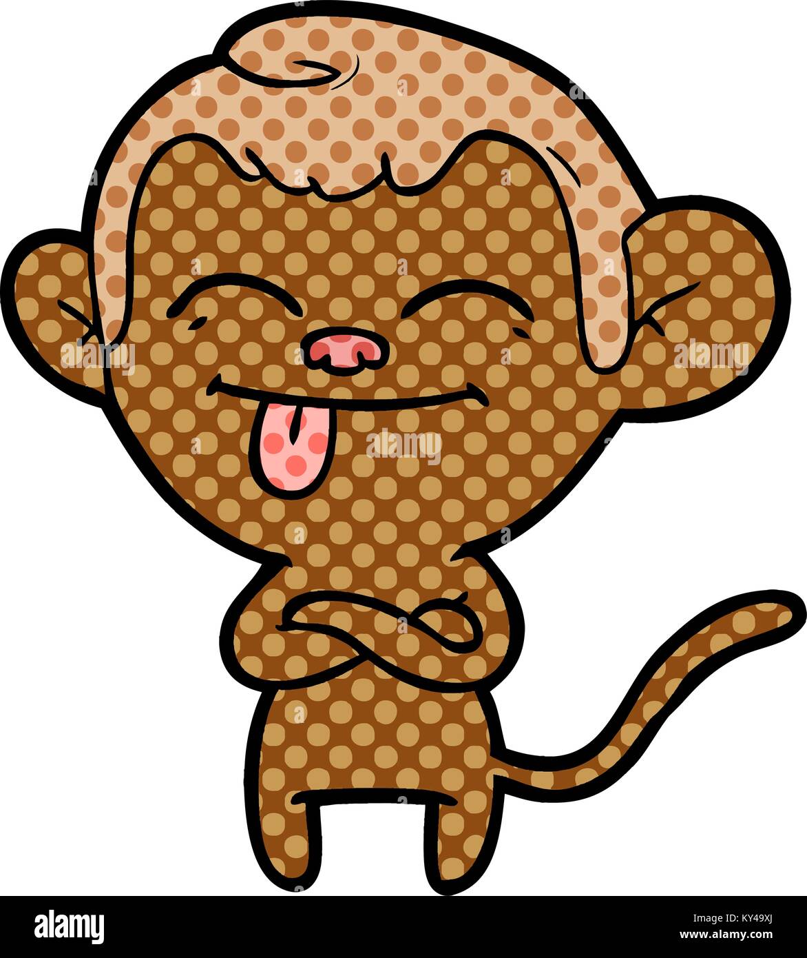 funny cartoon monkey Stock Vector Image & Art - Alamy
