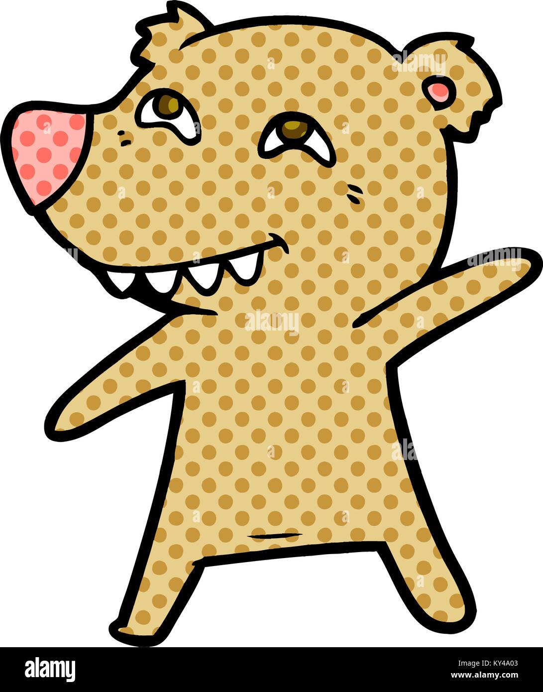 cartoon bear dancing Stock Vector Image & Art - Alamy