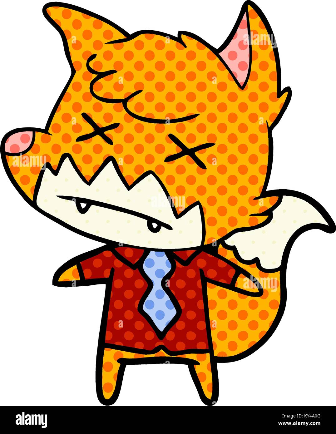cartoon dead fox Stock Vector Image & Art - Alamy