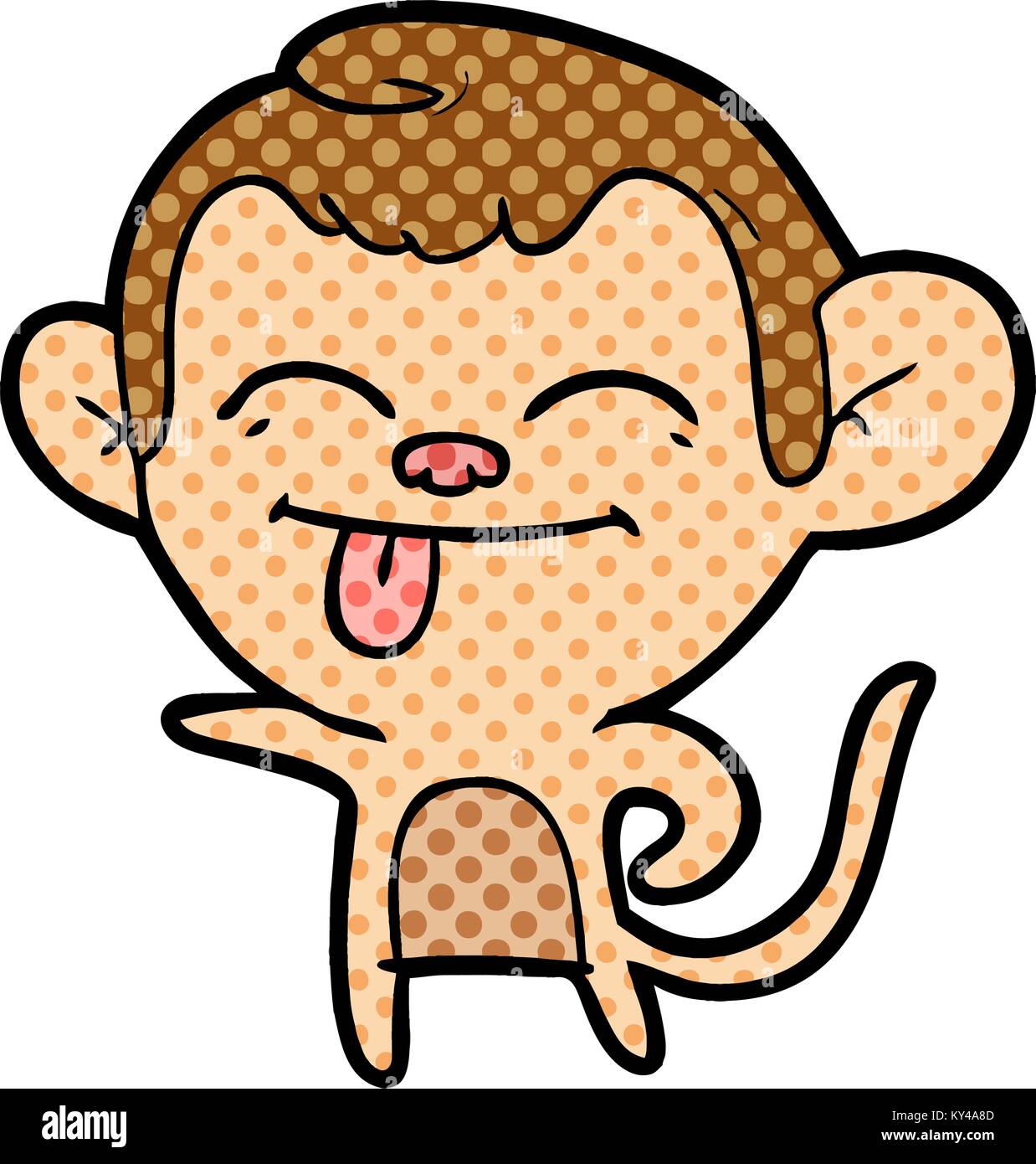 funny cartoon monkey pointing Stock Vector Image & Art - Alamy