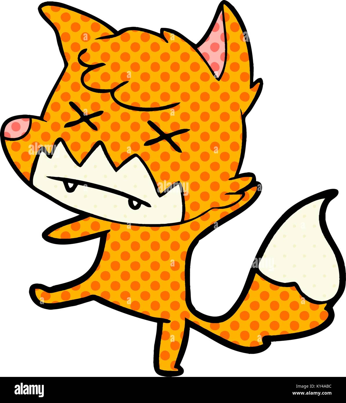cartoon dead fox Stock Vector Image & Art - Alamy
