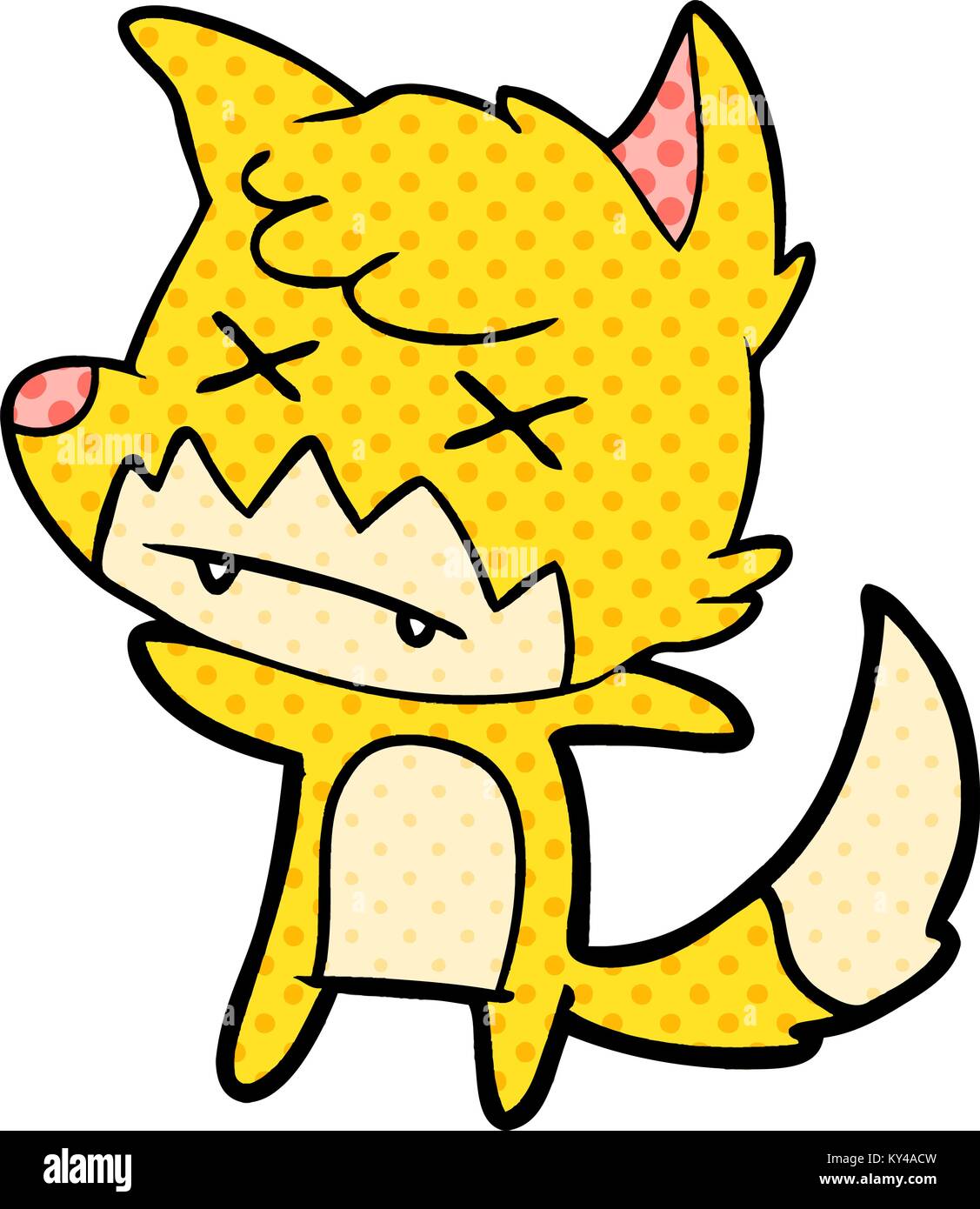 cartoon dead fox Stock Vector Image & Art - Alamy