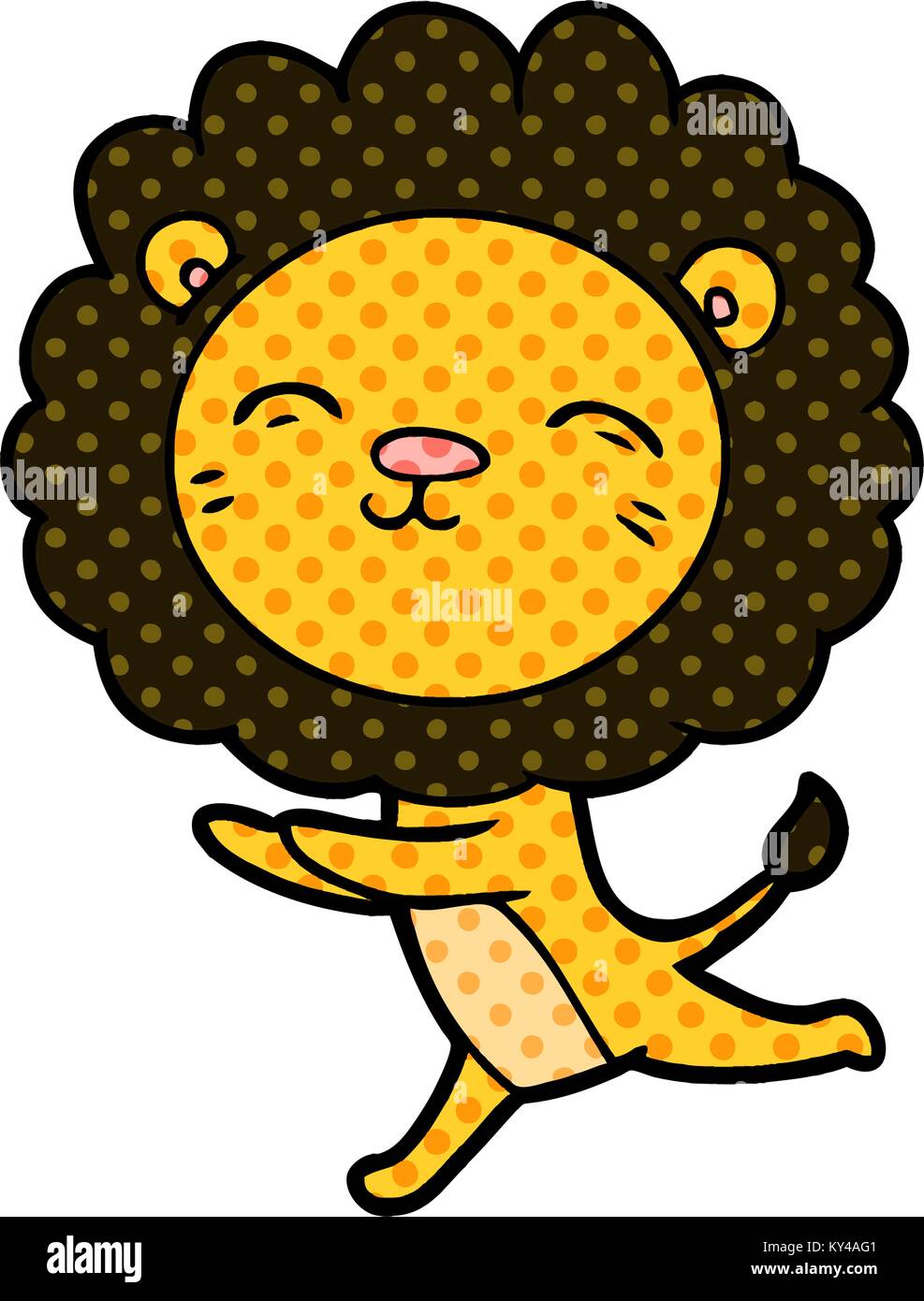 cartoon running lion Stock Vector Image & Art - Alamy