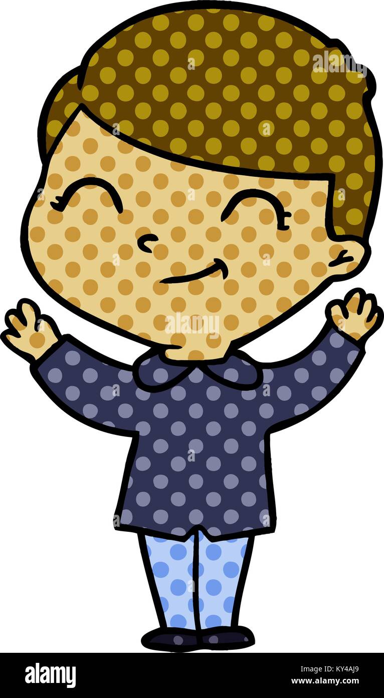 cartoon boy smiling Stock Vector Image & Art - Alamy