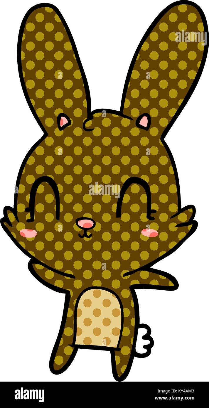 cute cartoon rabbit Stock Vector Image & Art - Alamy