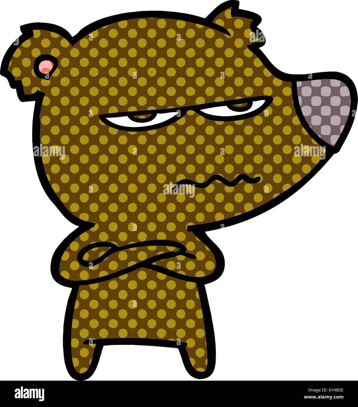 angry bear cartoon Stock Vector Image & Art - Alamy