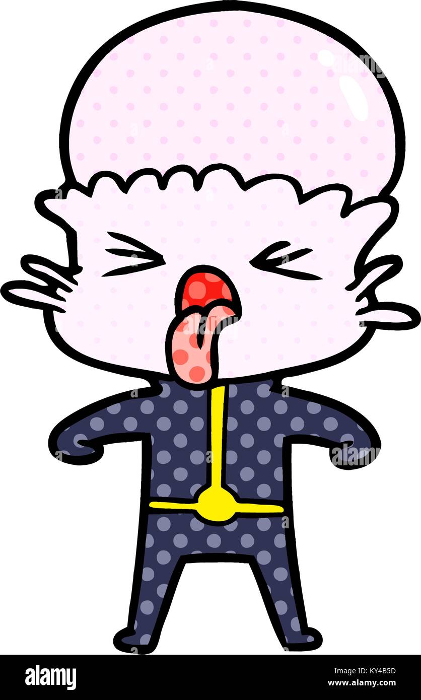 disgusted cartoon alien Stock Vector Image & Art - Alamy