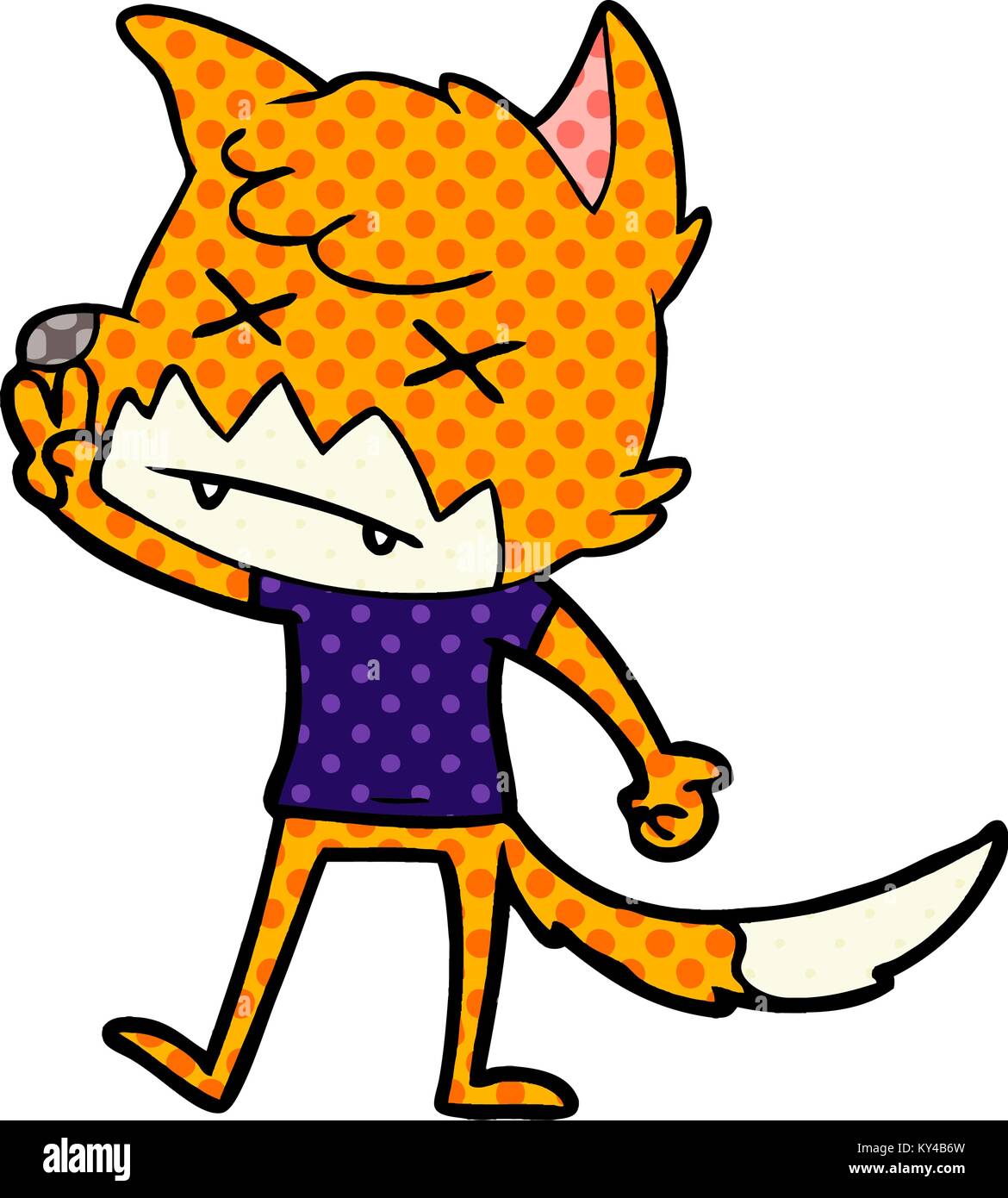 cartoon dead fox Stock Vector Image & Art - Alamy