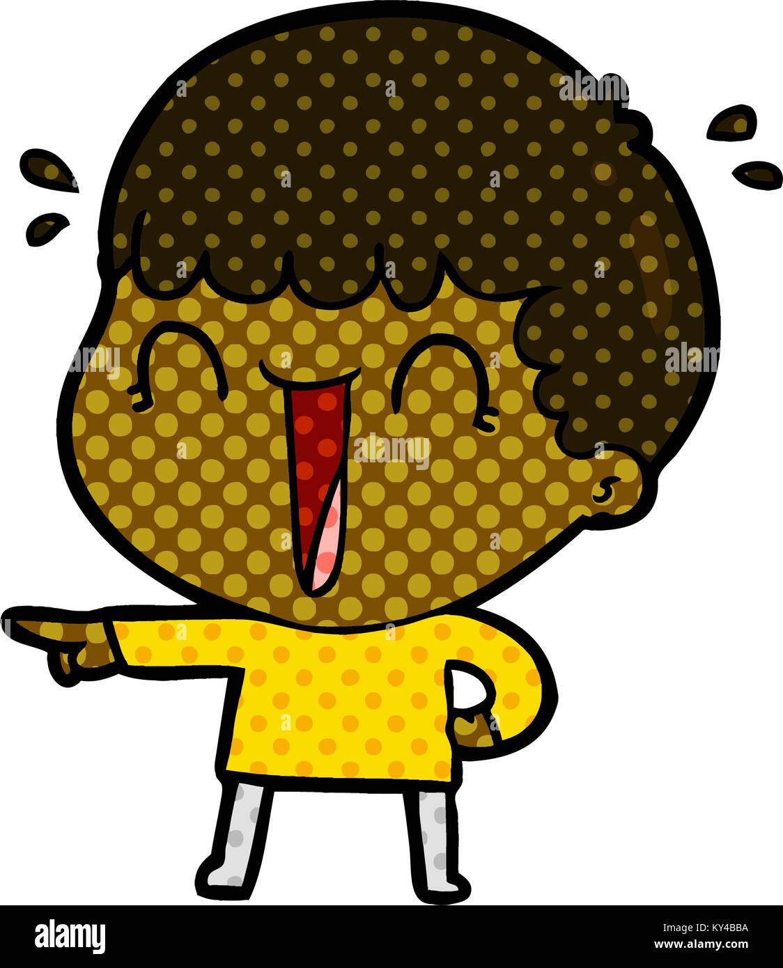 laughing cartoon man pointing finger Stock Vector Image & Art - Alamy