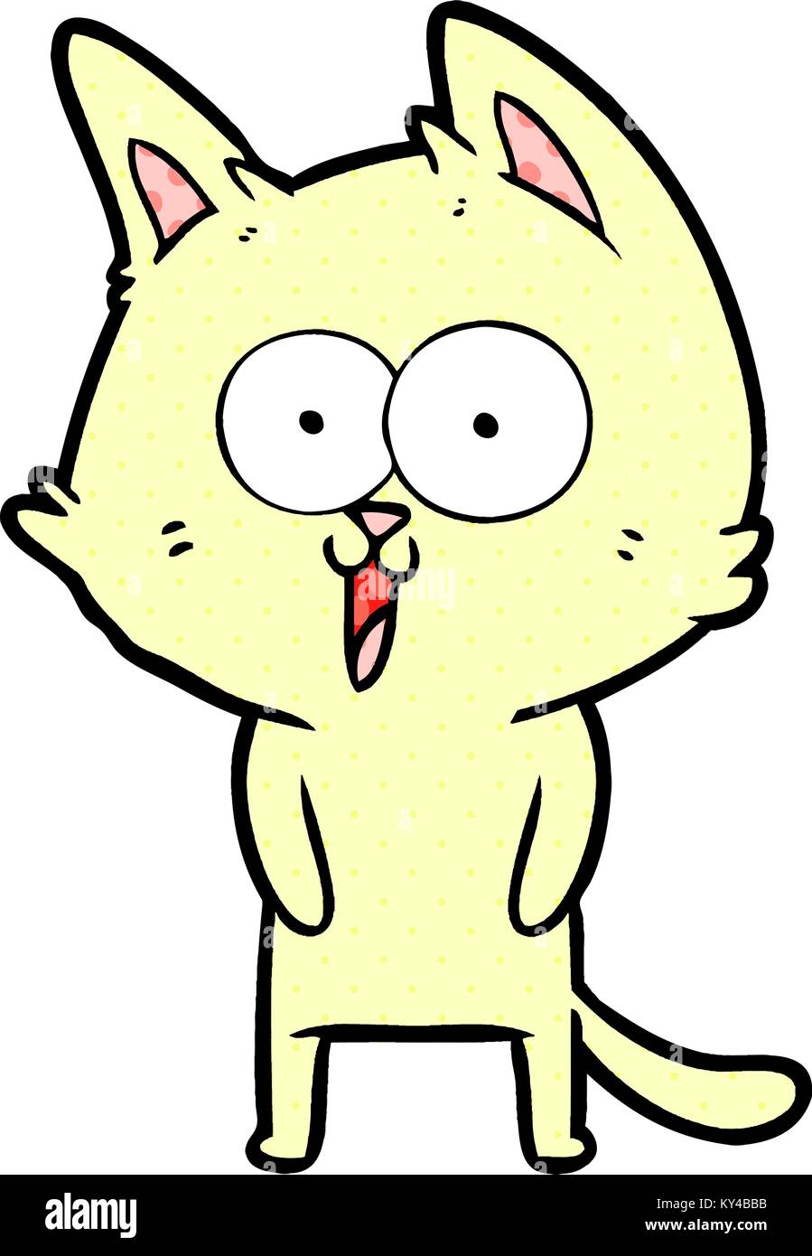 funny cartoon cat Stock Vector Image & Art - Alamy