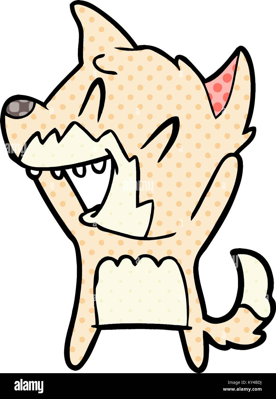 laughing fox cartoon Stock Vector Image & Art - Alamy