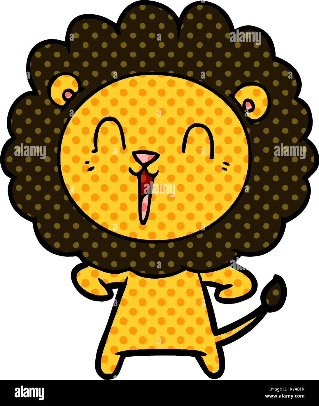 laughing lion cartoon Stock Vector Image & Art - Alamy