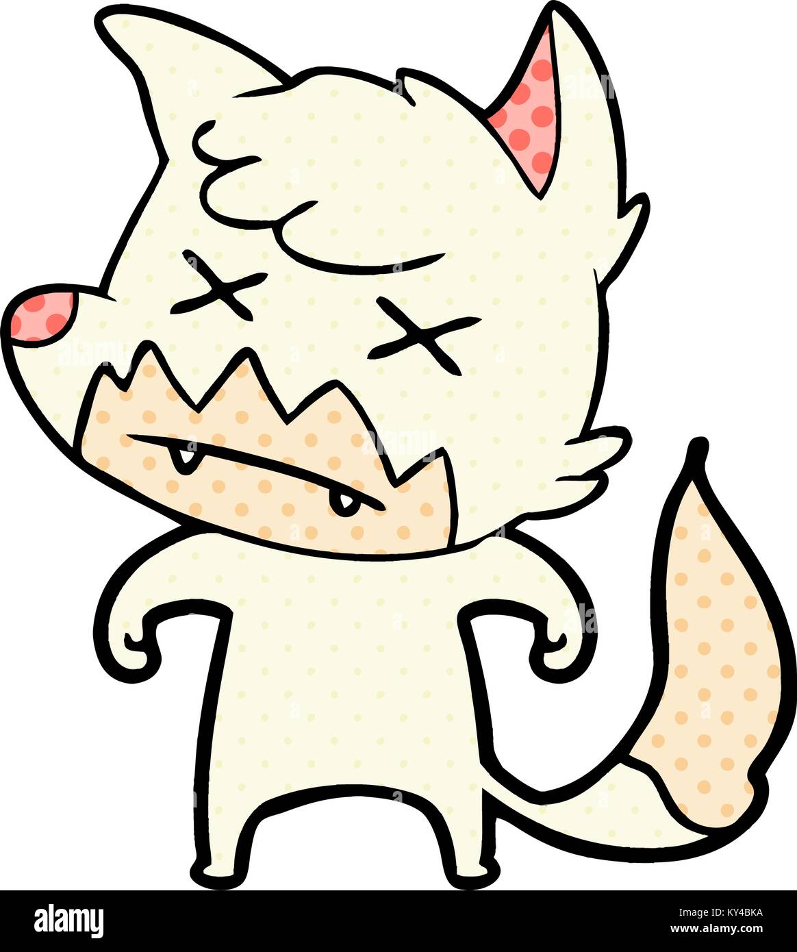 cartoon dead fox Stock Vector Image & Art - Alamy