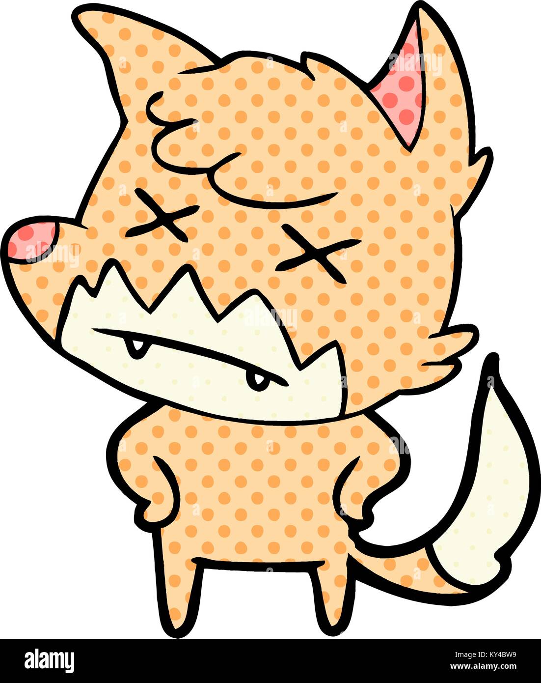 cartoon dead fox Stock Vector Image & Art - Alamy