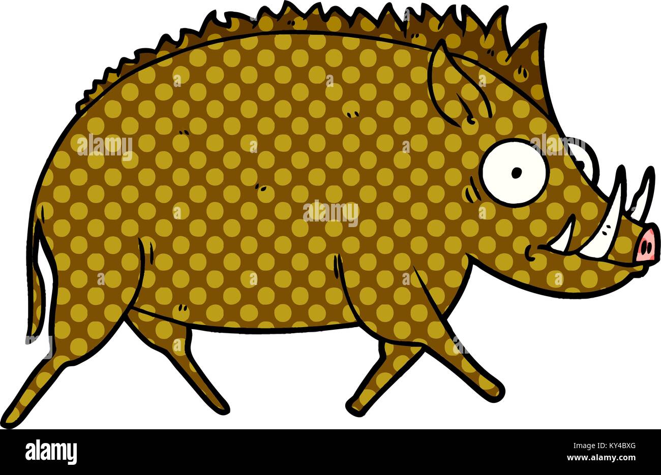 cartoon wild boar Stock Vector Image & Art - Alamy
