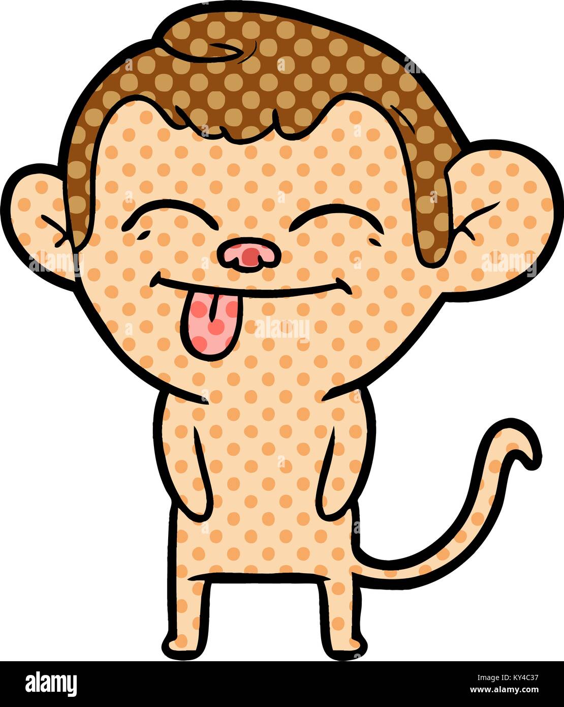 funny cartoon monkey Stock Vector Image & Art - Alamy