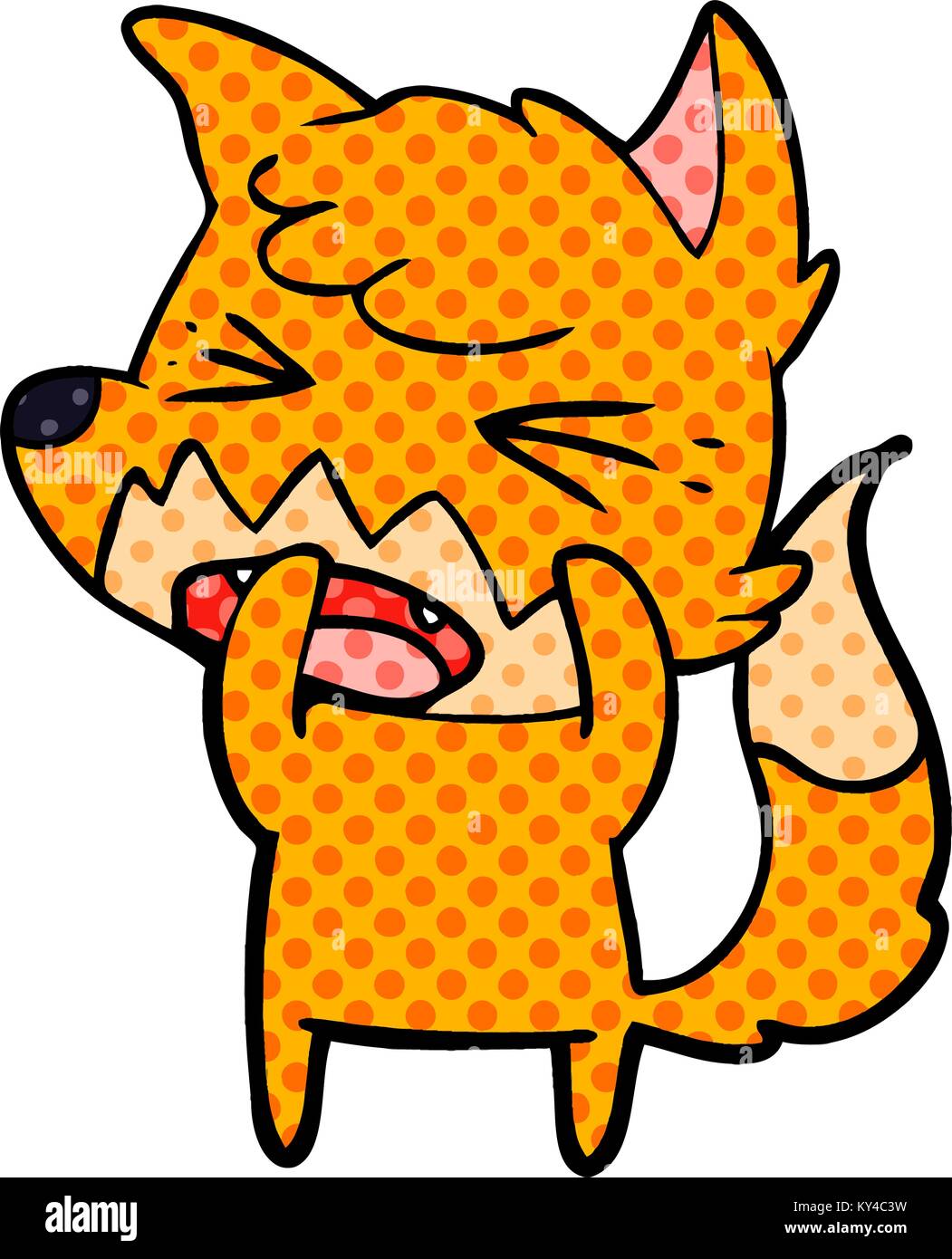 angry cartoon fox Stock Vector Image & Art - Alamy