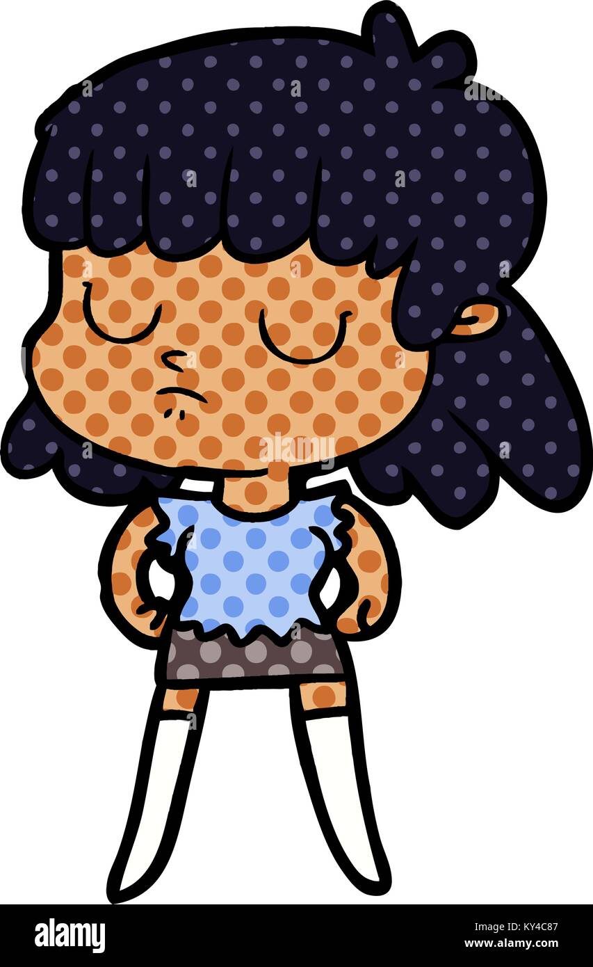 cartoon indifferent woman Stock Vector Image & Art - Alamy