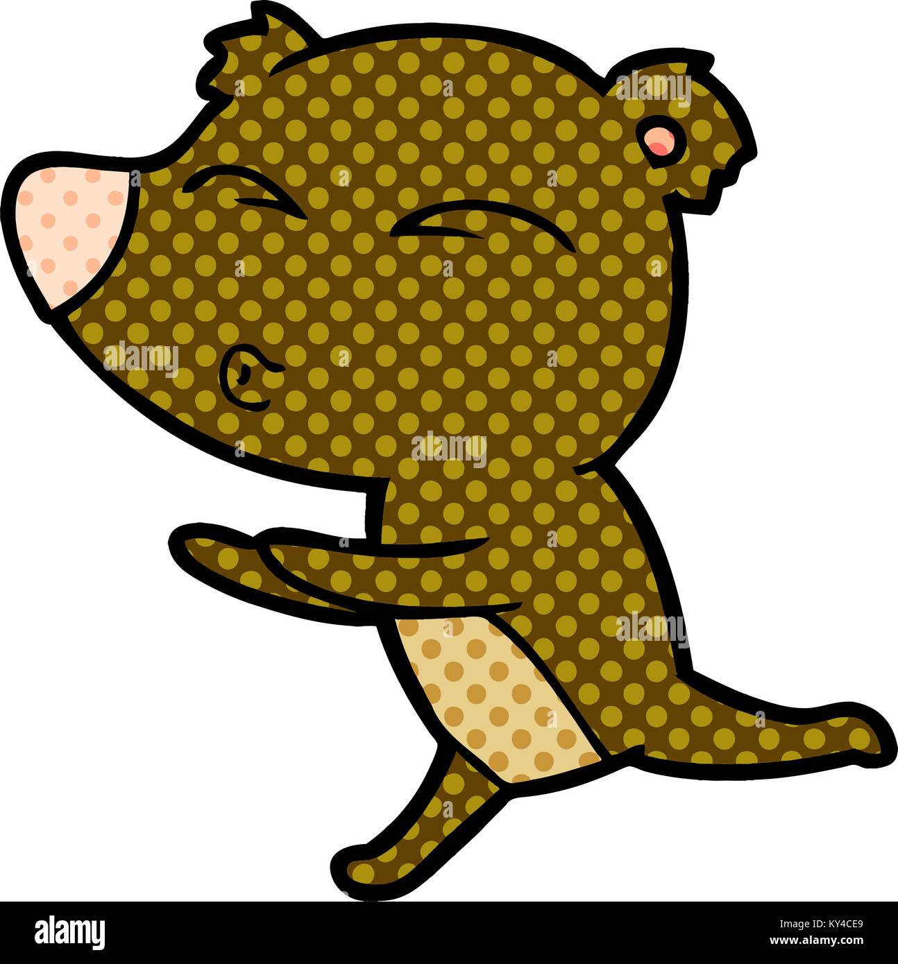 cartoon running bear Stock Vector Image & Art - Alamy