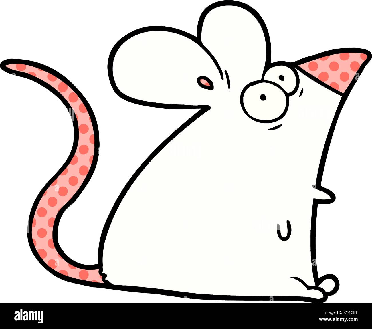 cartoon frightened mouse Stock Vector Image & Art - Alamy