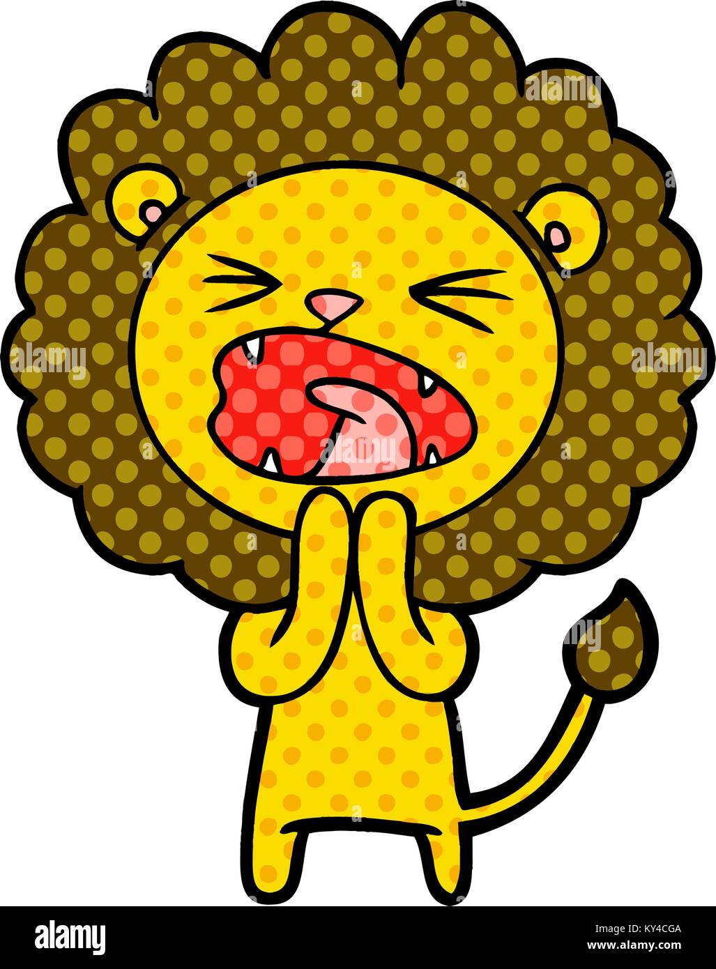 cartoon lion praying Stock Vector Image & Art - Alamy