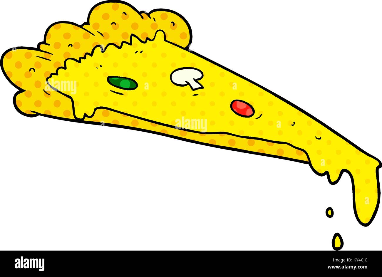 cartoon slice of pizza Stock Vector Image & Art - Alamy