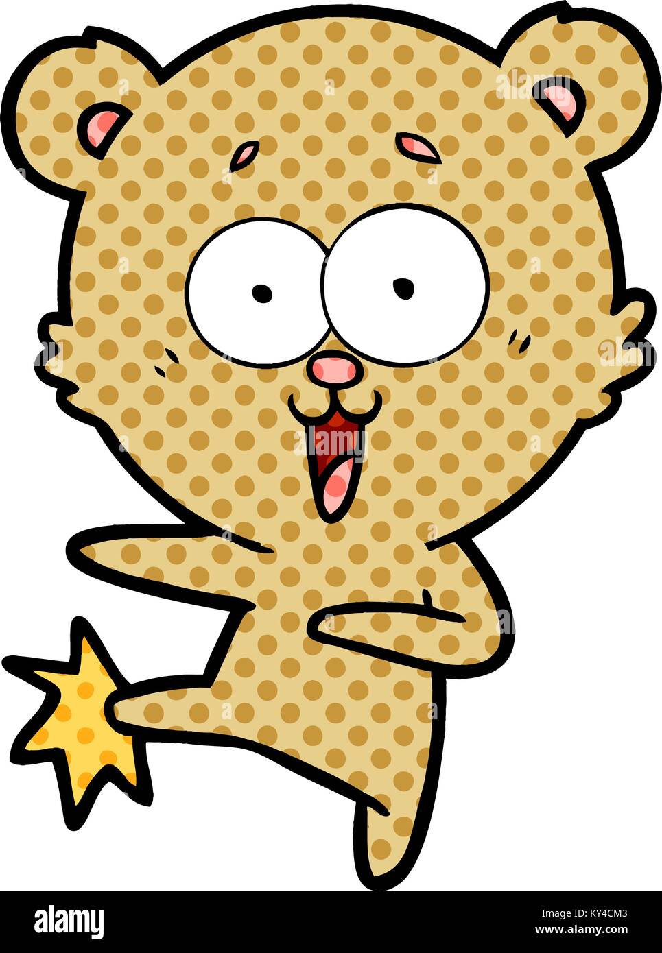 laughing teddy bear cartoon Stock Vector Image & Art - Alamy