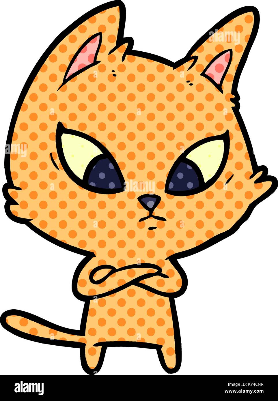 confused cartoon cat Stock Vector Image & Art - Alamy