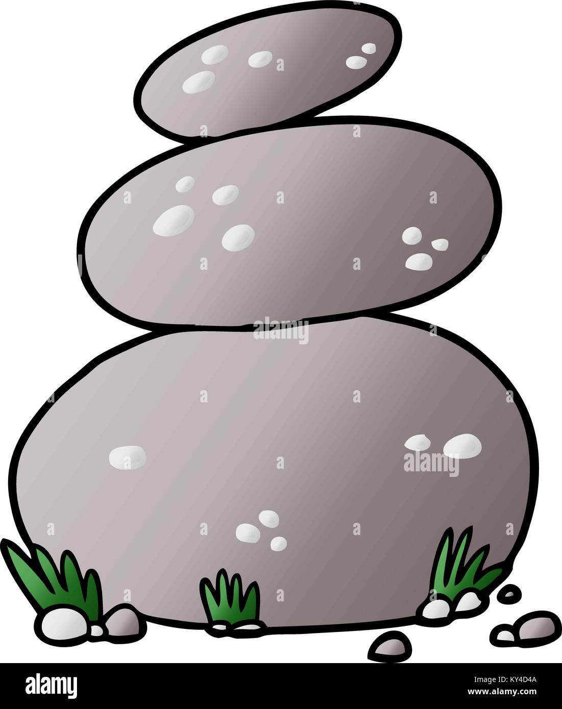 cartoon large stacked stones Stock Vector Image & Art - Alamy
