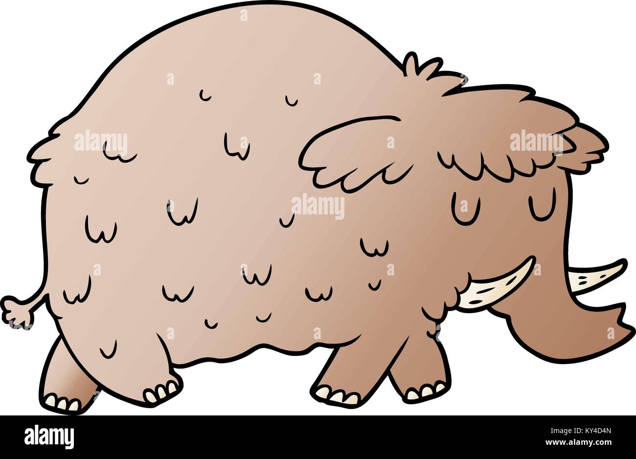 cartoon prehistoric mammoth Stock Vector Image & Art - Alamy