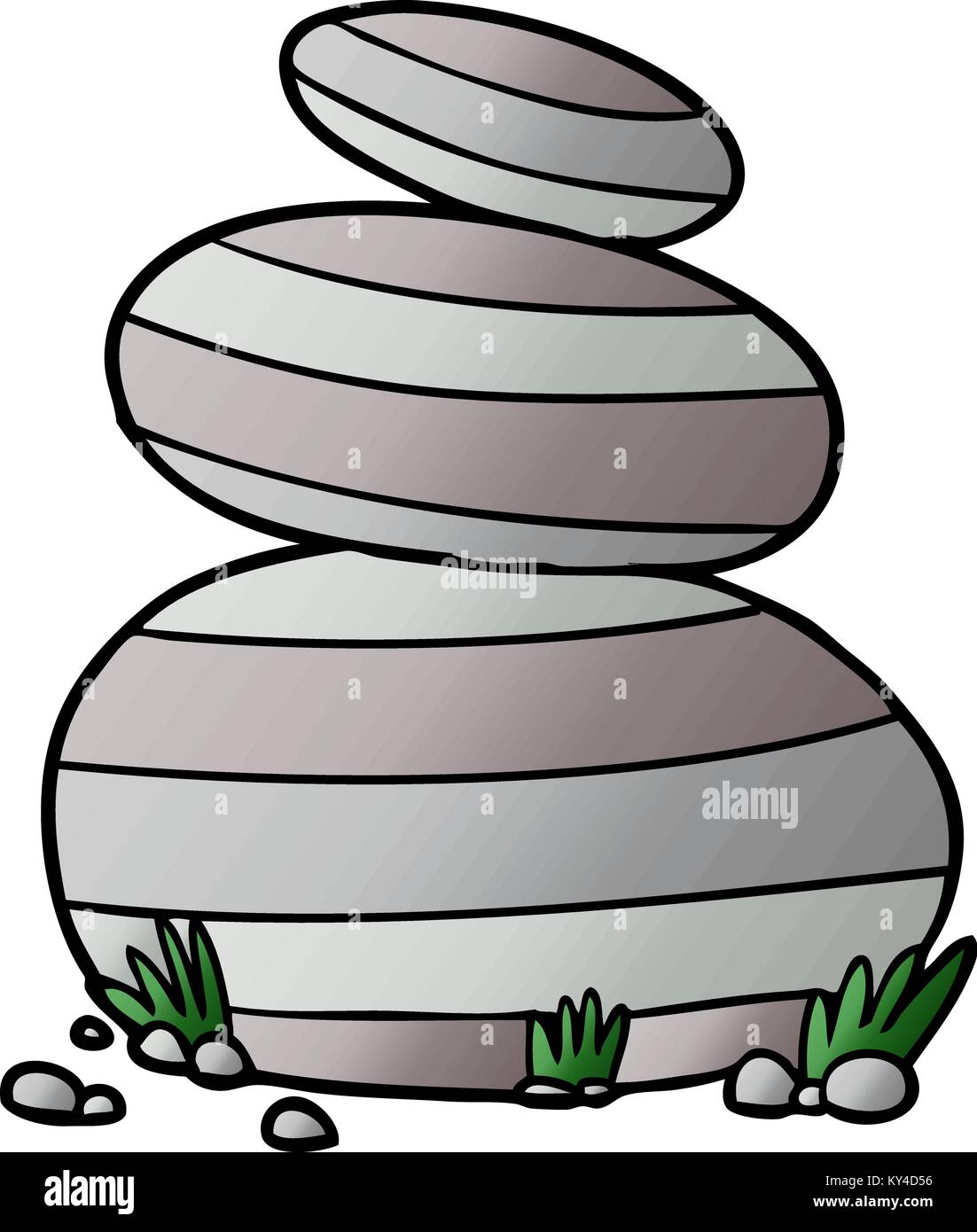 cartoon large stacked stones Stock Vector Image & Art - Alamy