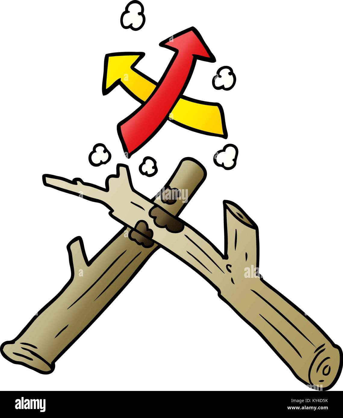 Rubbing Sticks Fire High Resolution Stock Photography and Images - Alamy