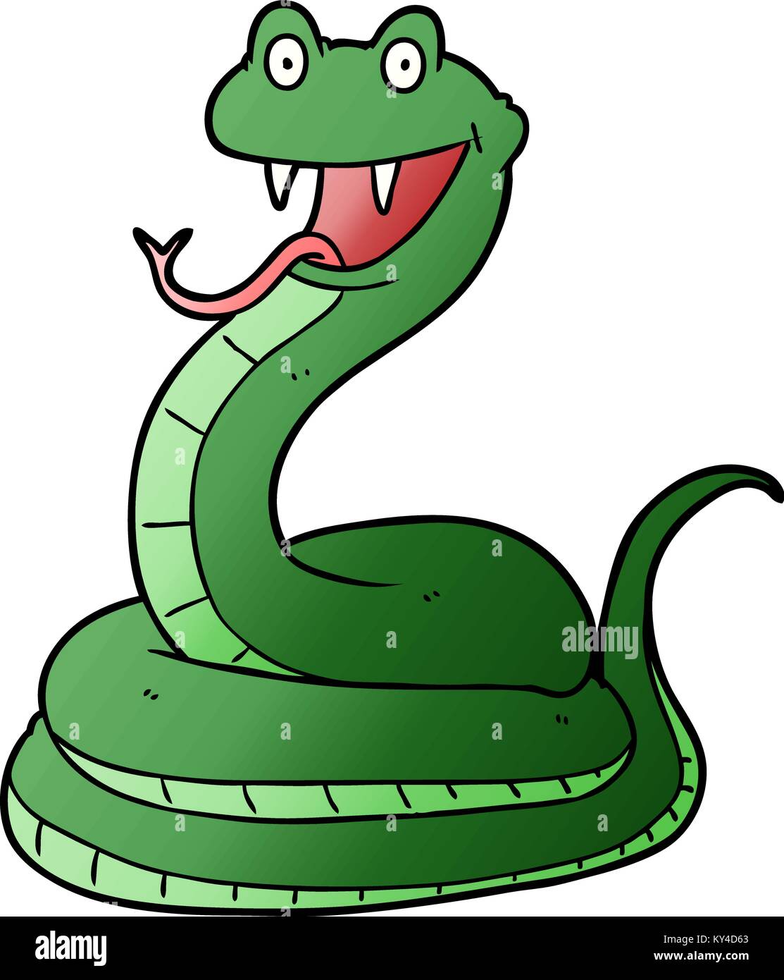 cartoon happy snake Stock Vector Image & Art - Alamy