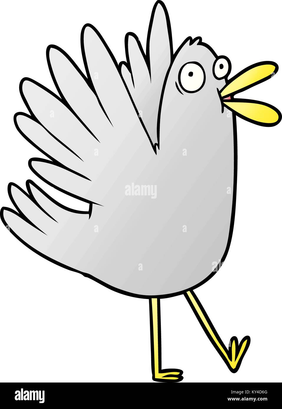 Squawking bird Stock Vector Images - Alamy