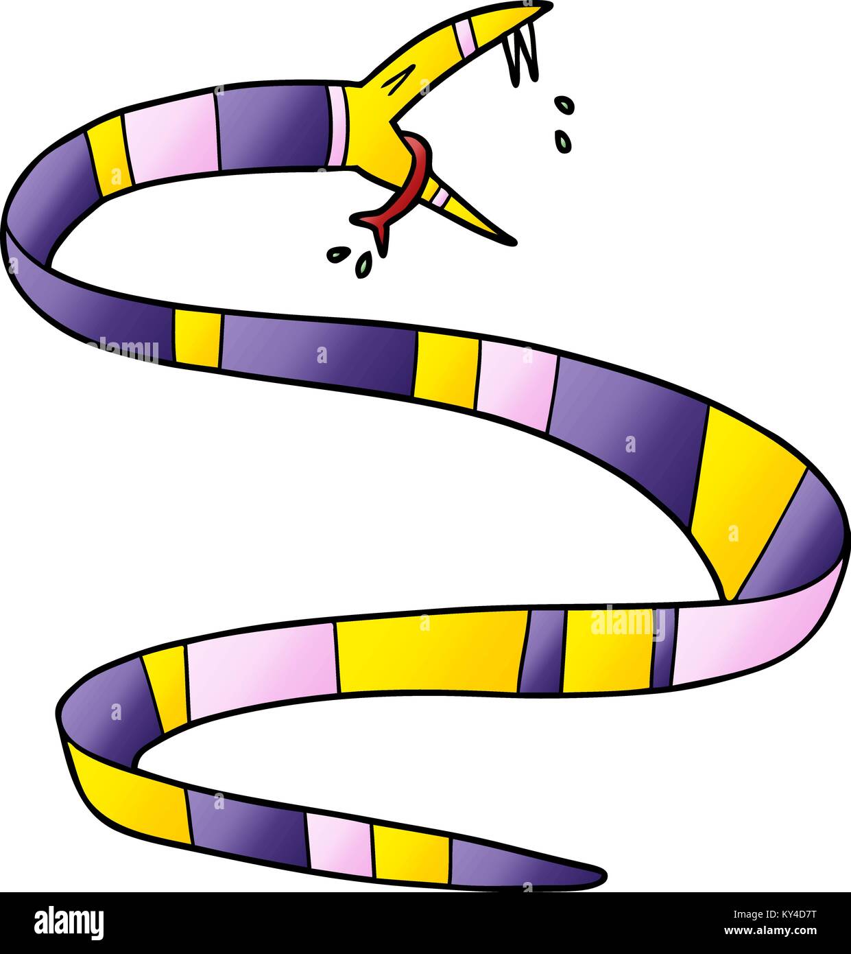 cartoon poisonous snake Stock Vector Image & Art - Alamy