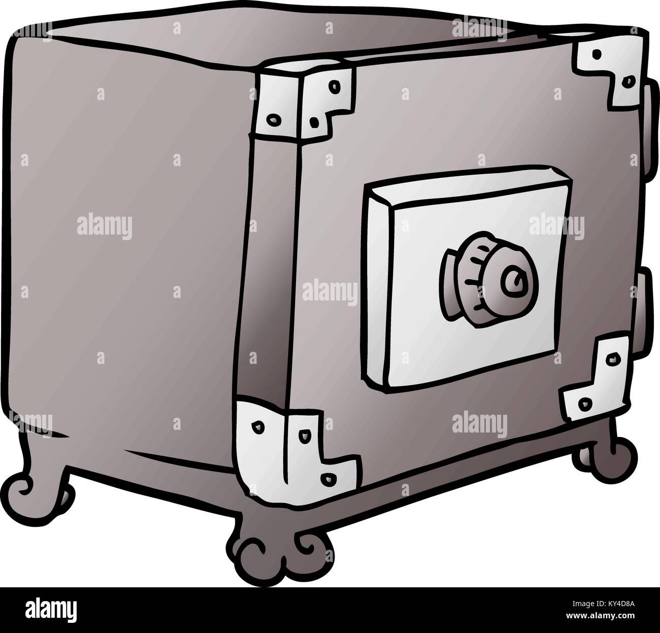 cartoon traditional safe Stock Vector Image & Art - Alamy