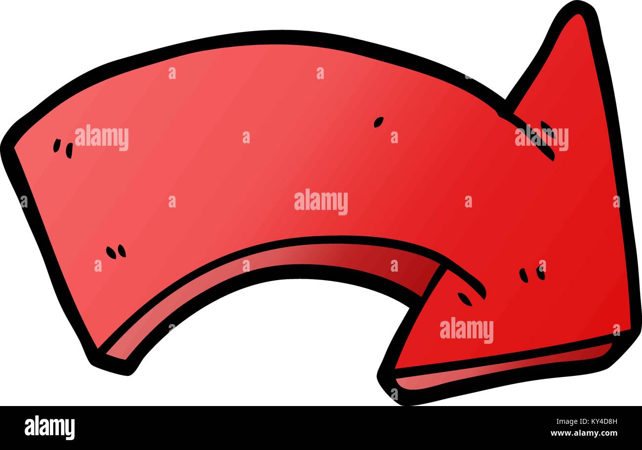cartoon pointing arrow sign Stock Vector Image & Art - Alamy