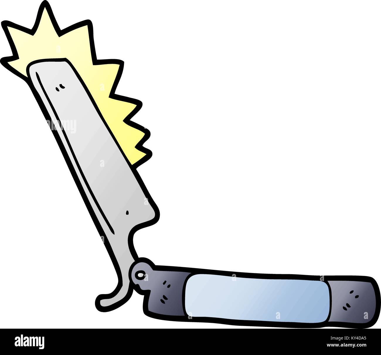 cartoon sharp razor Stock Vector Image & Art - Alamy