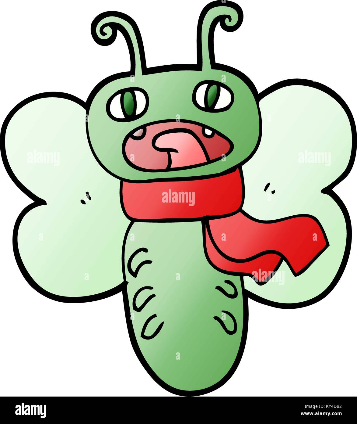 funny cartoon butterfly Stock Vector Image & Art - Alamy