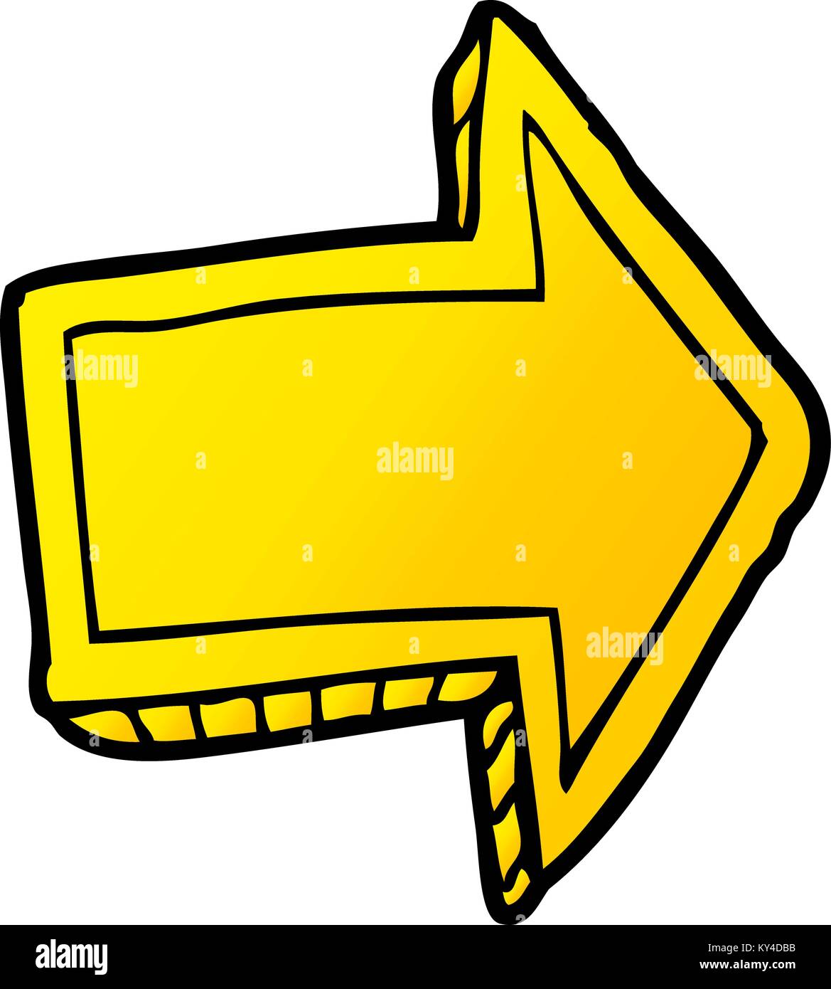 cartoon pointing arrow Stock Vector Image & Art - Alamy